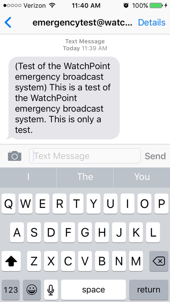 Employee Emergency Notifications